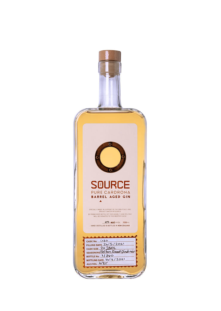 The Source Pinot Noir Barrel Aged Gin – Cardrona Distillery